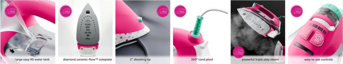 Oliso Tula Pink Smart Iron: TG1600 Pro Plus